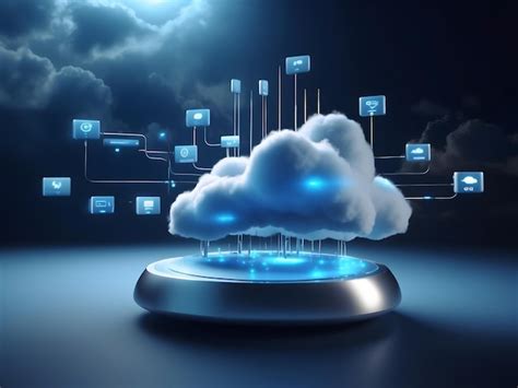 Premium Photo Cloud Computing Infrastructure