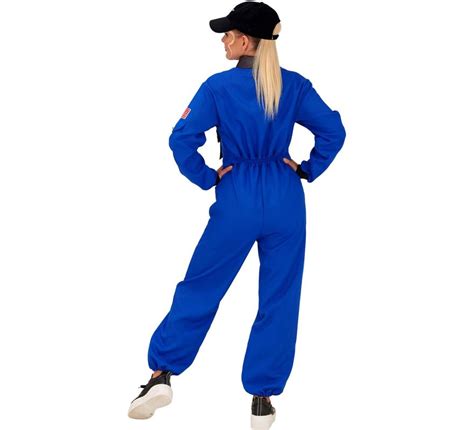 Costume Da Astronauta Dello Spazio Blu Per Donna