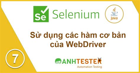 Selenium Java Anh Tester