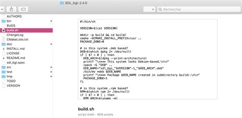 Terminal How To Install SDL Bgi Having SDL2 Installed Without Xcode Edit With Xcode Ask