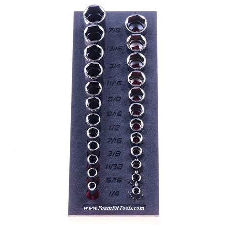 Foam Organizer For Shadowing Sockets Foam Organizer For Shadowing Sockets