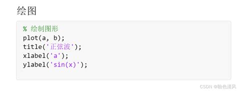 【matlab】基础小知识matlab命令行 Csdn博客