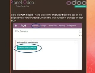 Odoo V13 Product Life Cycle Management Plm PPT