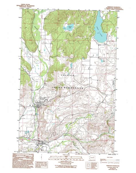 Nespelem Topographic Map 1 24 000 Scale Washington