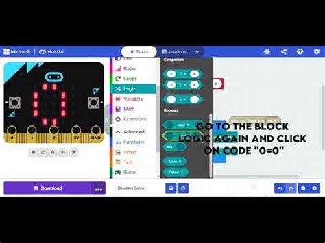 Shooting Game Microbit Code YouTube