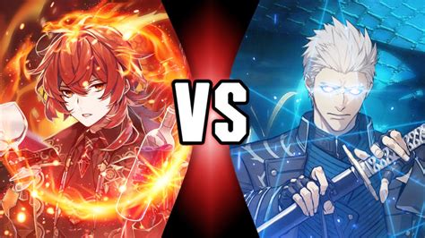 Diluc Vs Vergil Genshin Impact Vs Devil May Cry Connections In The