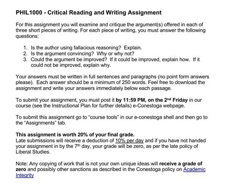 phil1000 critical reading and writing assignment
