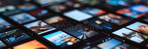 Multiple Smartphones Are Arranged Together Each Showcasing An Array Of Engaging Stories And