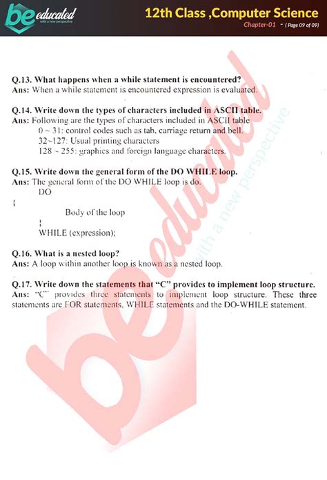 Chapter 3 Computer Science Ics Part 2 Notes Inter Part 2 Notes