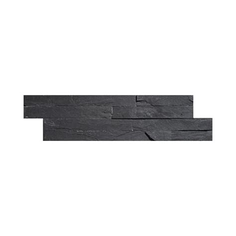 Split Face Slate Black Cladding Tile Base