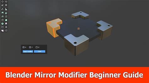 Blender Beginner Guide To The Mirror Modifier Tutorials Tips And Tricks Blender Artists