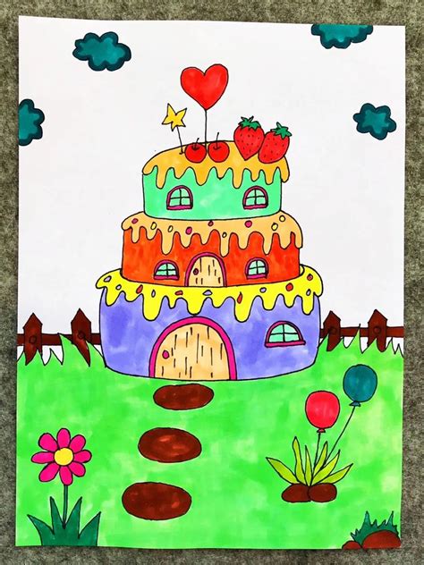 儿童画图片大全简单 儿童画图片大全简单一等奖 博物迷