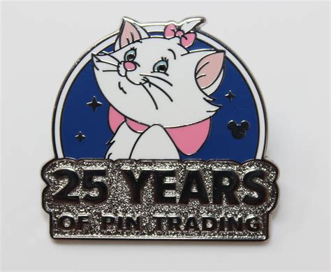 Marie Pin Trading 25th Anniversary Disneyland 2025 Hidden Disney Wave