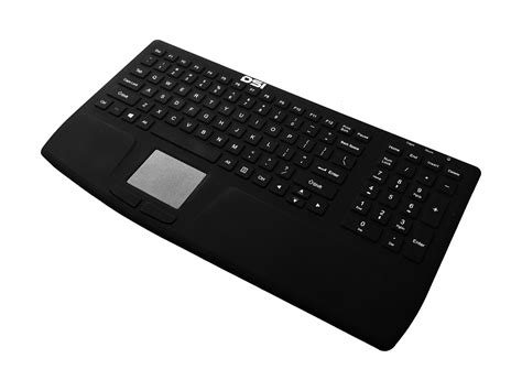 Wireless Rf Waterproof Silicone Keyboard With Numberpad And Touchpad With Ip67 Protection Dsi