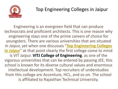 Ppt Top Engineering Colleges Powerpoint Presentation Free Download Id