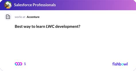 Best Way To Learn LWC Development Fishbowl
