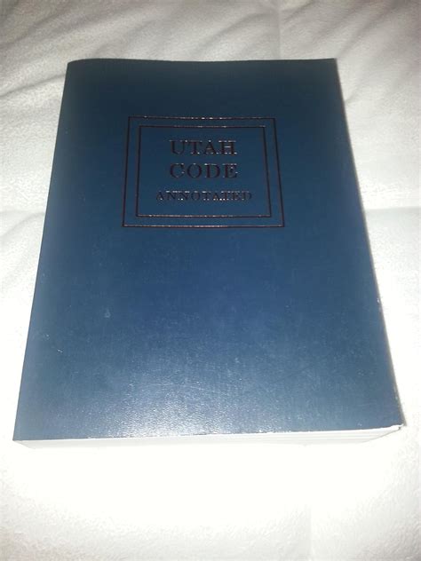 Utah Code Annotated Volume 1 Lexis 9780327149132 Books