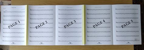How To Tape Bind Sheet Music Booklet London Music Preparation