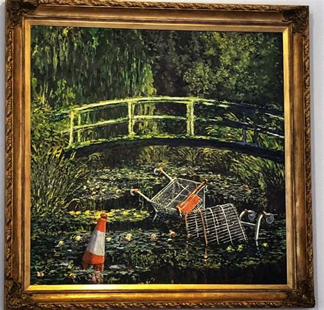 Banksys Show Me The Monet Sells For 98m Arts And Collections