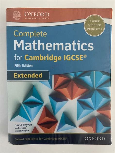 Extended Complete Mathematics For Igcse Fifth Edition Hobbies And Toys