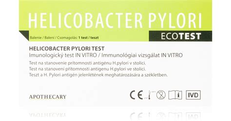 Ecotest Heliobacter Pylori Diagnostická Sada Notino Sk