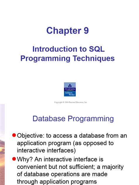 Chapter 9 Pdf Databases Sql