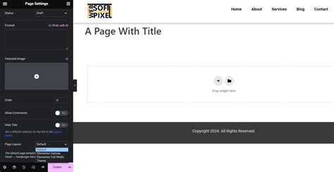 How To Hide Page Title In Elementor Website WebSoftPixel