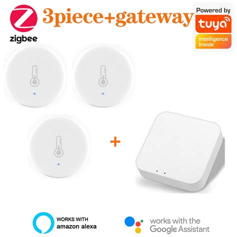 5Pcs Tuya Zigbee Smart Temperatuur En Vochtigheid Grandado