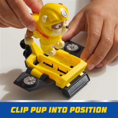 Paw Patrol Action Pups Rubble Action Figure And Hoverboard Airplane Toy