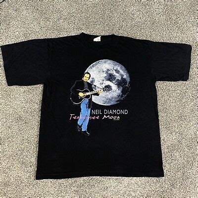 Vintage 1996 Neil Diamond Tennessee Moon Double Sided Xl Concert Tour T