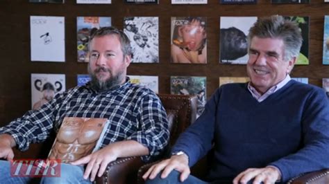 Vice Medias Shane Smith And Tom Freston Pose For The New York Power