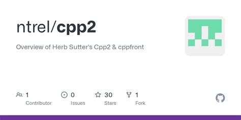 GitHub Ntrel Cpp Docs For Herb Sutter S C