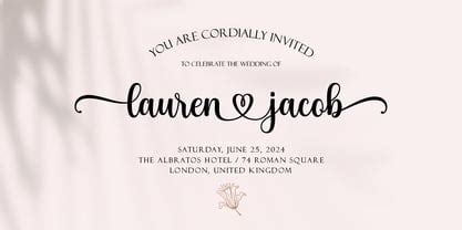 Love Bird Script Font Webfont Desktop MyFonts