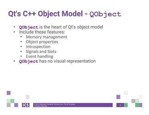 Qvariant Qobject — Qts Not Just For Gui Development Ppt