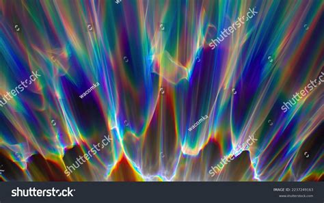 3d Render Abstract Background Colorful Caustic Stock Illustration