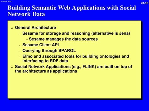 ppt building and analyzing social networks web data and semantics in