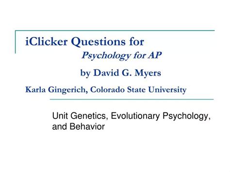Ppt Iclicker Questions For Powerpoint Presentation Free Download