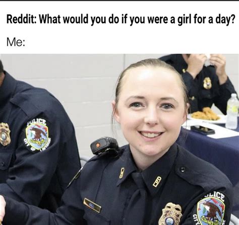 Trying To Ride The Train Rmemes Female Cop Maegan Hall