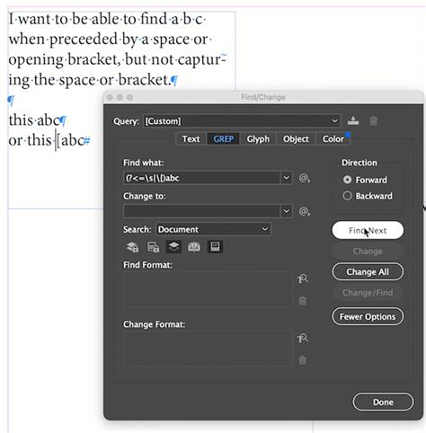solved find replace grep help adobe community 13041523
