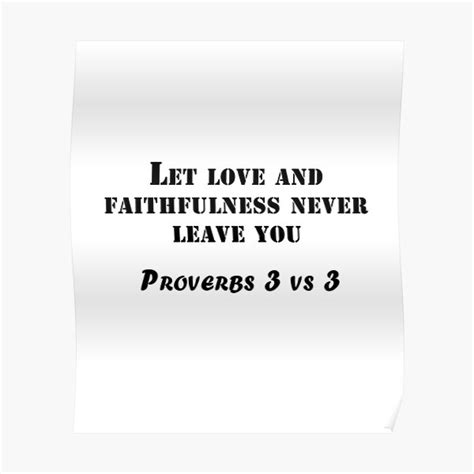 Proverbs 3 Vs 3 Poster For Sale By Mabhanzi Redbubble