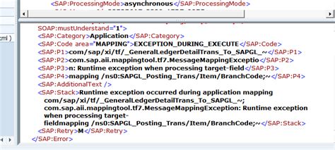 Runtime Exception When Processing Target Field Map Sap Community
