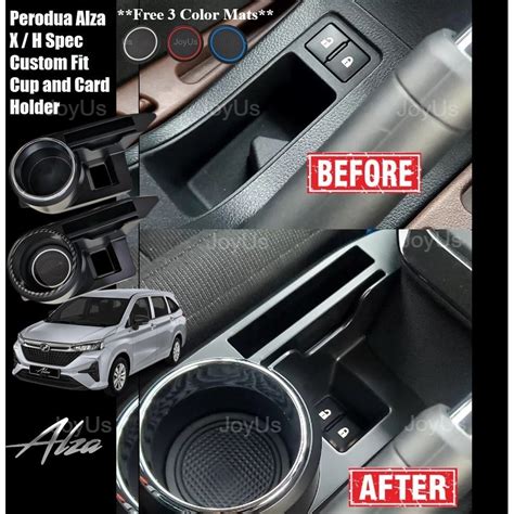 Perodua Alza 2022 2026 X H Spec Cup Holder And Card Holder Alza
