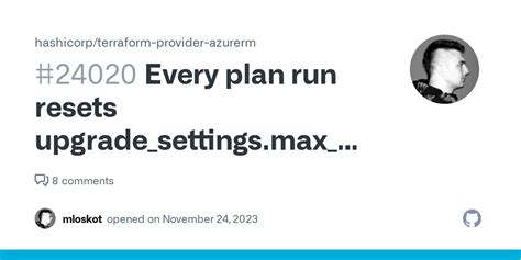 Every Plan Run Resets Upgradesettingsmaxsurge For Defaultnodepool