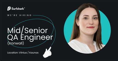 Midsenior Qa Engineer Ironwall Surfshark Surfshark