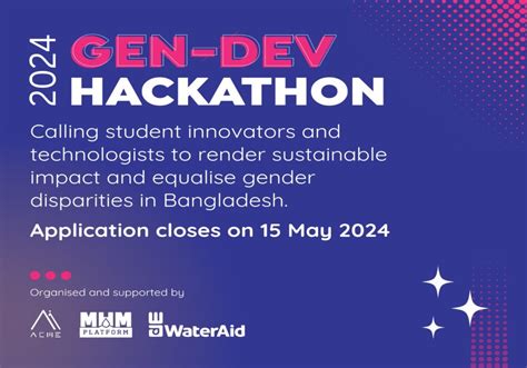 gen dev hackathon 2024 wateraid bangladesh