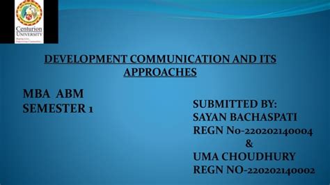 Integrated And Localized Approach In Development Communicationpptx Education