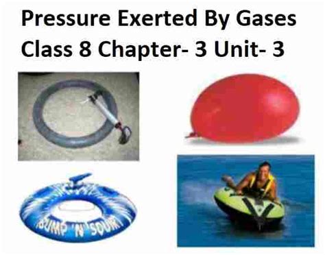 Pressure Exerted By Gases Class 8th Goyal Brothers Physics Solutions ICSEHELP