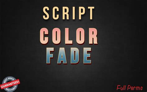 Second Life Marketplace Color Fade