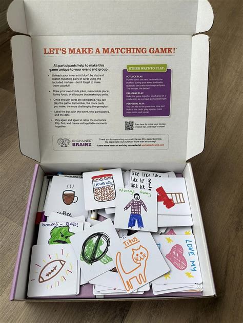 Make Your Own Memory Game Diy Kit A Colorful Easy Way To Get Closer