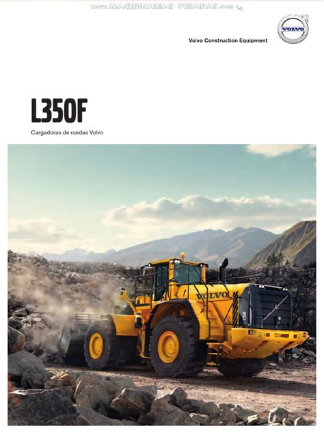 Catalogo Cargador Frontal L350f Volvo Datos Beneficios Caracteristicas